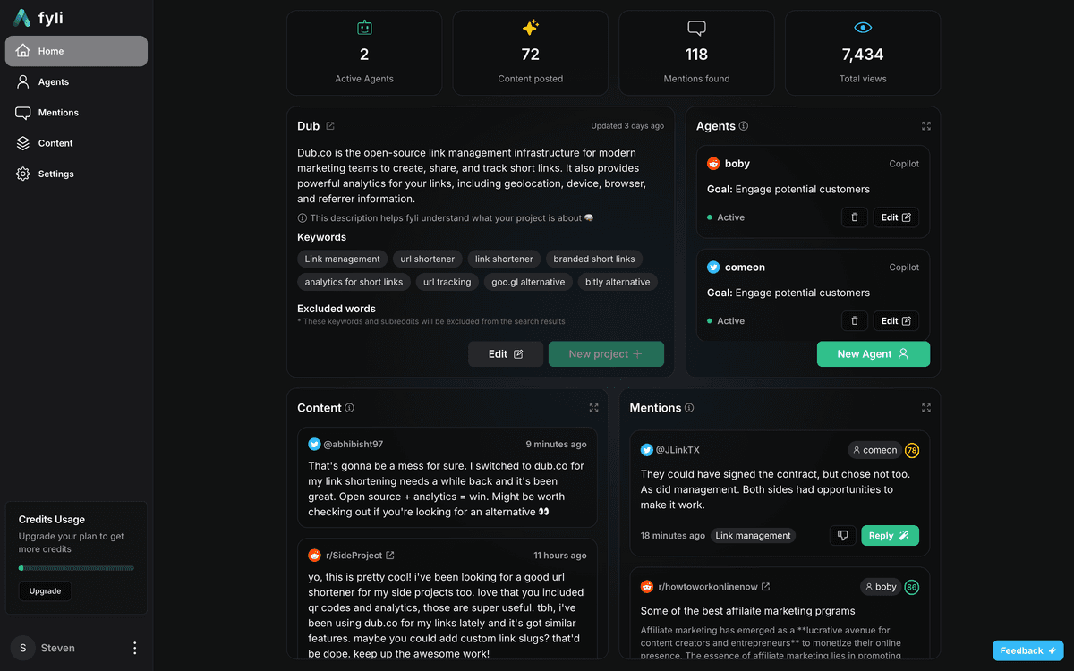 fyli | AI marketing automation for startups